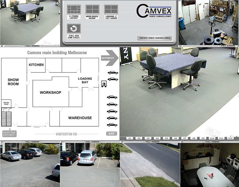 Video Surveillance Software - CAMVEX